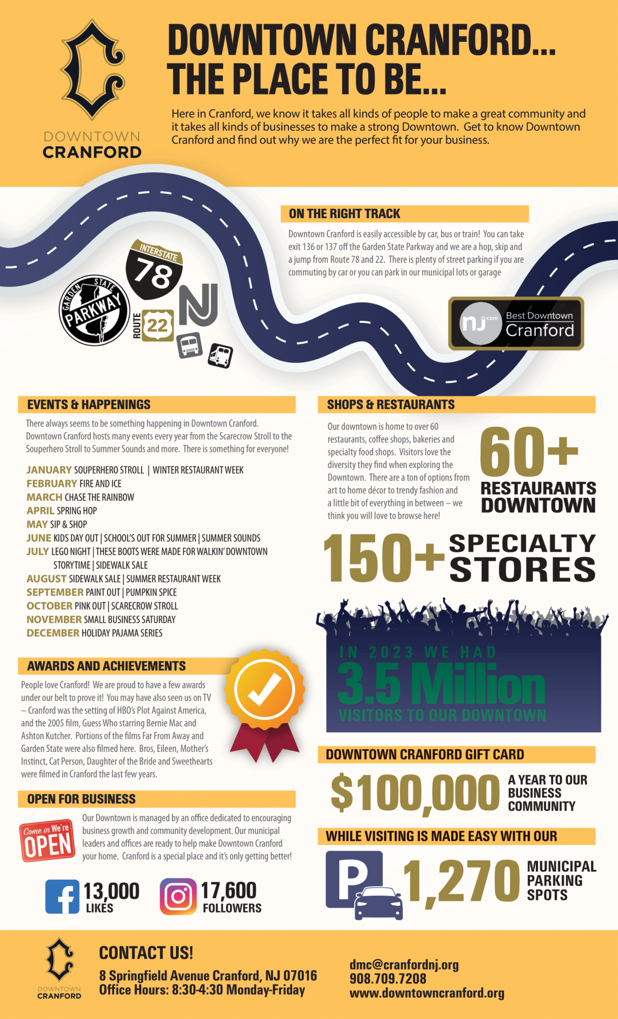 Why Downtown Cranford - Downtown Cranford