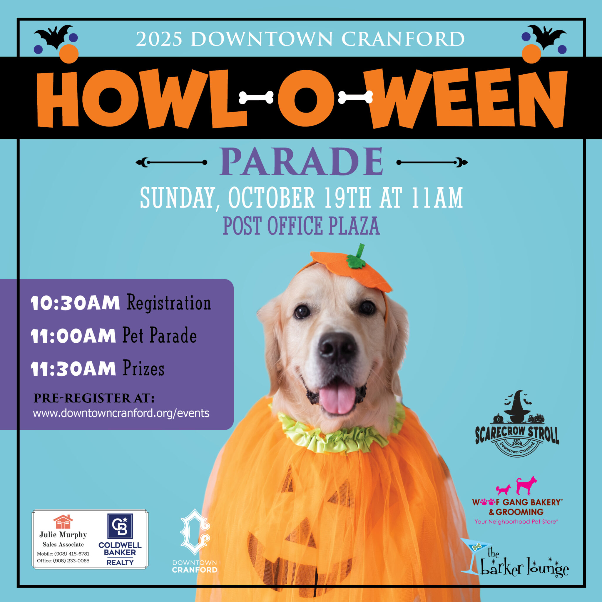 Register Your Pup for the 2025 Howl-o-Ween Pet Parade! - Downtown Cranford